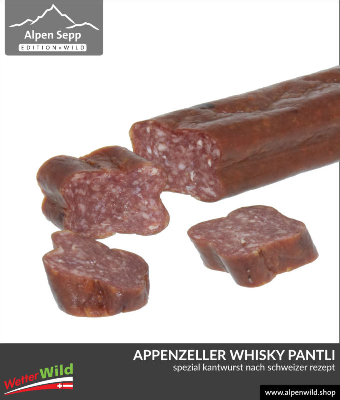 🥇 Appenzeller Whisky Pantli | Kantwurst nach Schweizer Rezept